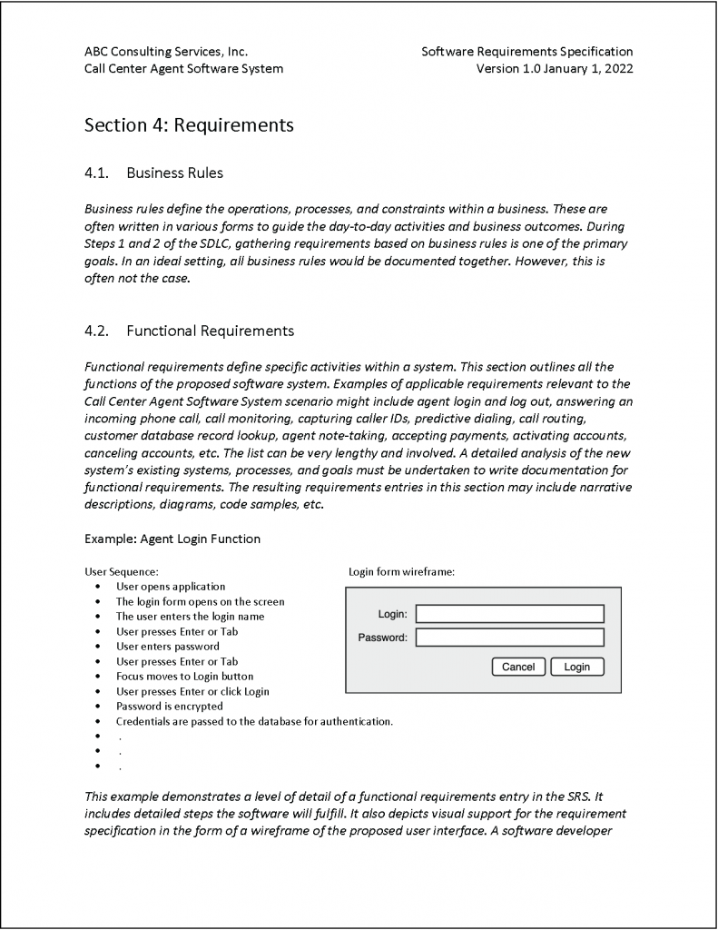 Software Requirements Specification (SRS) – Technical Writing @ SLCC